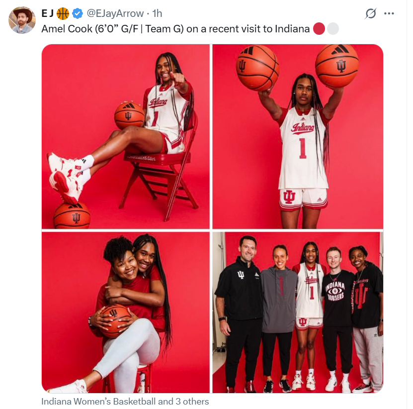 (2028 IUWBB) - Amel Cook - Indiana Women's Basketball - BtownBanners